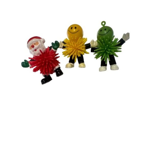 Toys | Vintage Santa And Porcupine Hedge Spiky Animal Balls Characters ...